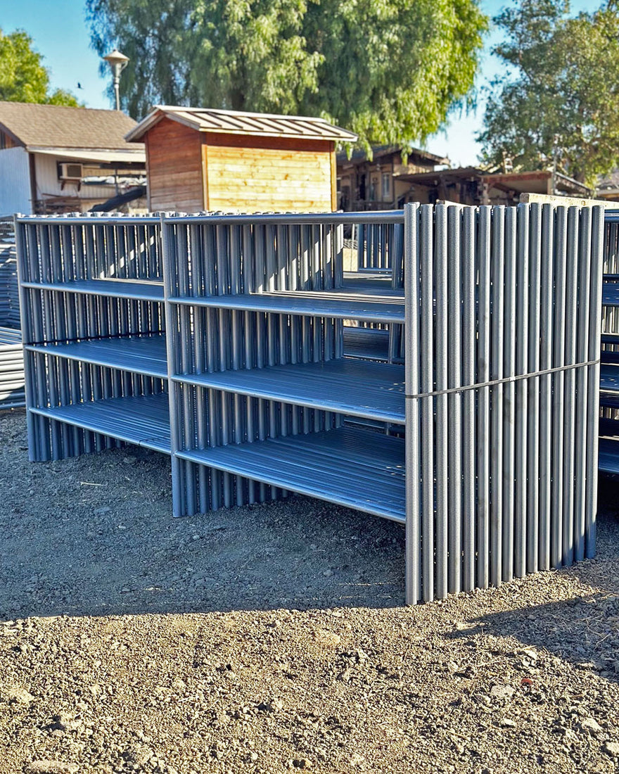 Premium 12x5 Horse Corral Panels (4 Rail) 1-5/8" 14-Gauge | SoCal Fence ...