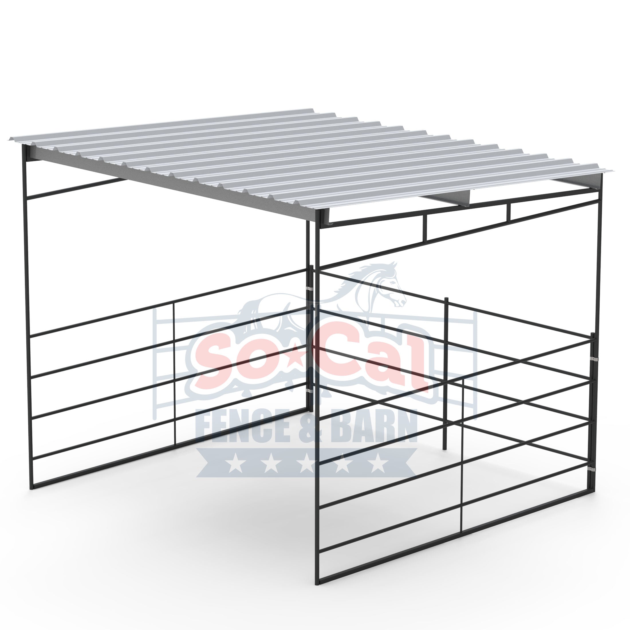 12x12 Horse Shelters With Sloped Roof | Heavy Duty | #1 Choice | SoCal ...