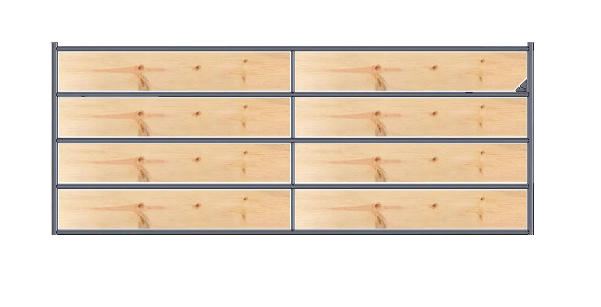 Standard Arena Gate 4 Ft X 10 Ft (5 Rail) | SoCal Fence and Barn ...