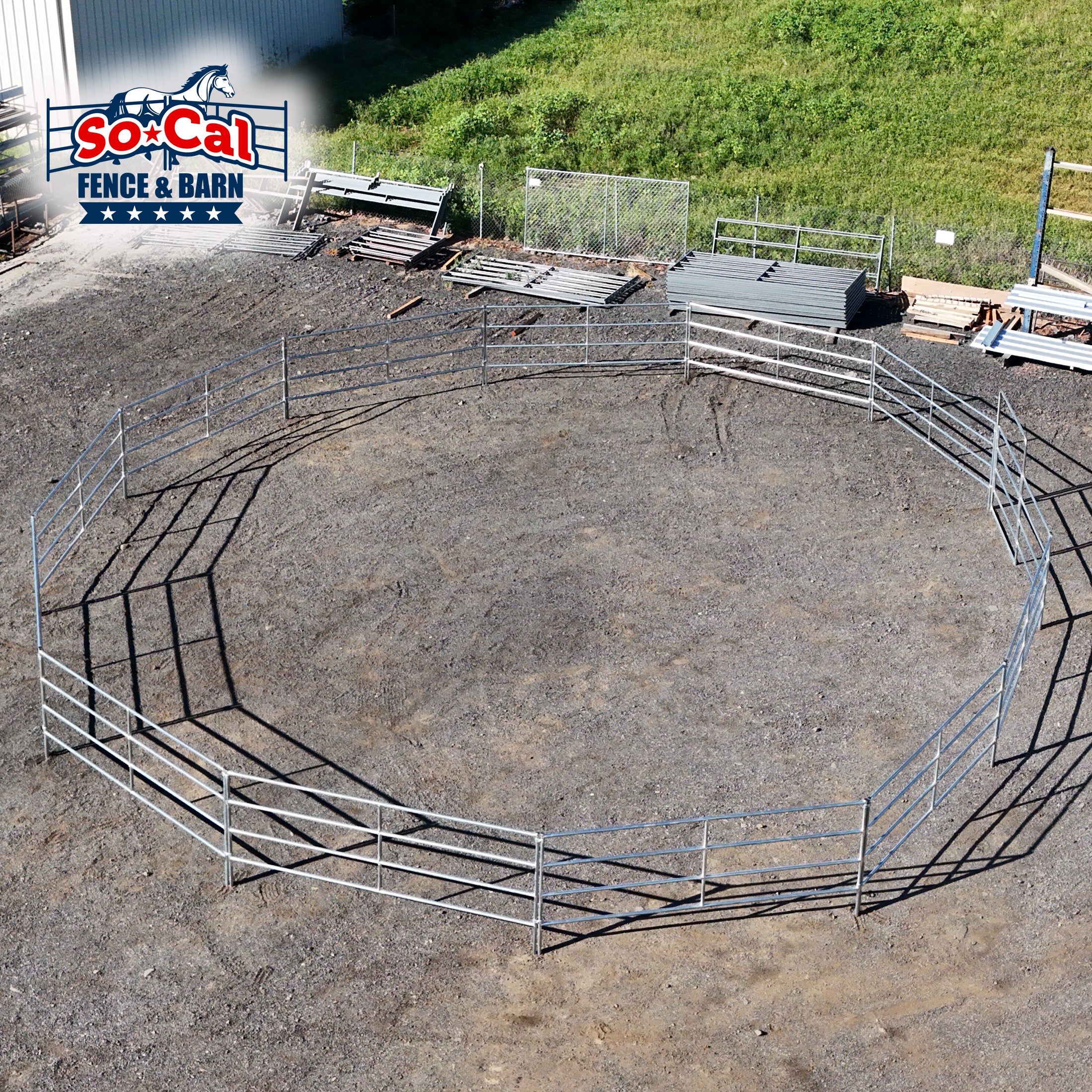 DIY Round Pens For Sale | 40ft, 50ft, 60ft Heavy Duty Panels | SoCal ...