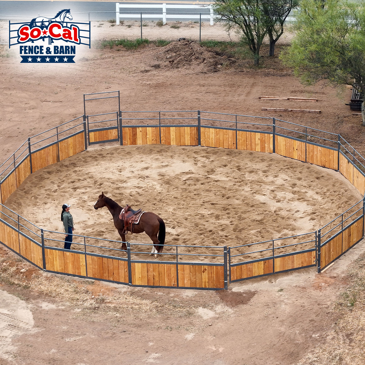 DIY Round Pens For Sale | 40ft, 50ft, 60ft Heavy Duty Panels | SoCal ...